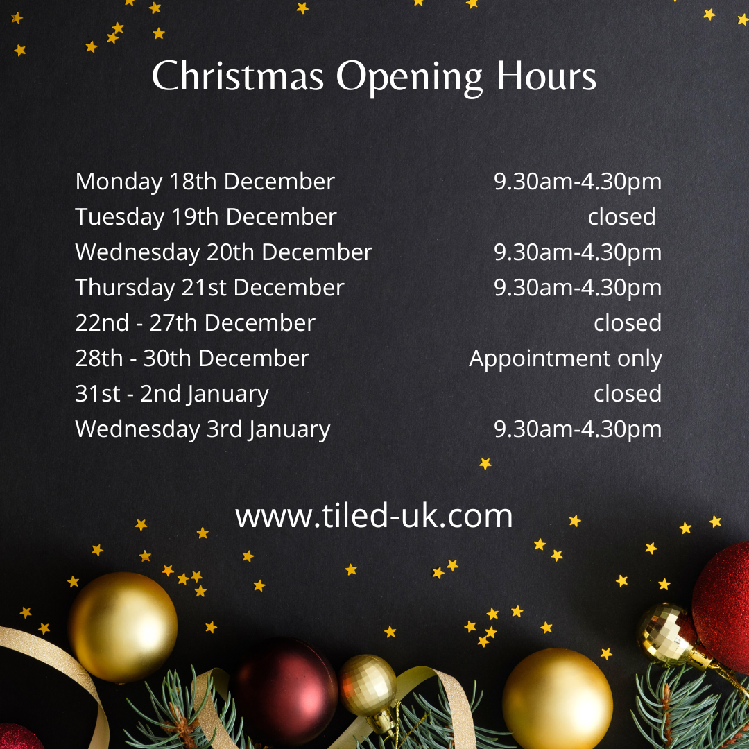 Showroom Christmas Opening Hours